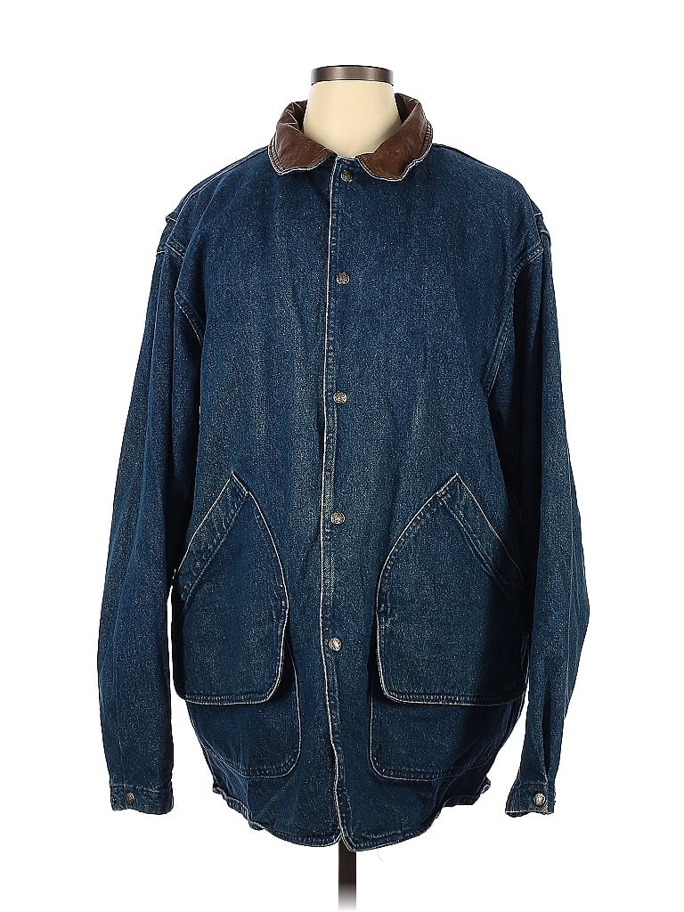 Woolrich Blue Denim Jacket Size XL - 87% off | ThredUp