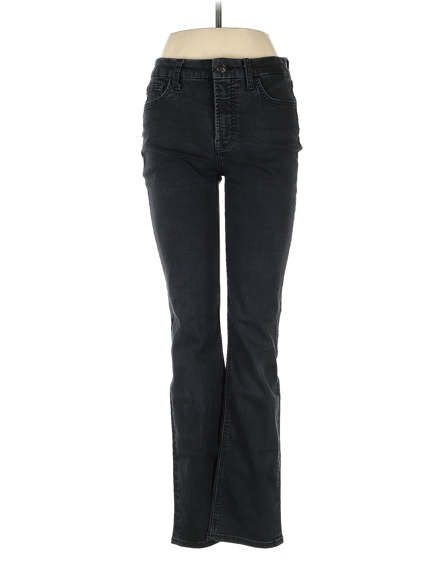Jen 7 Solid Black Jeans Size 6 - 82% off | ThredUp