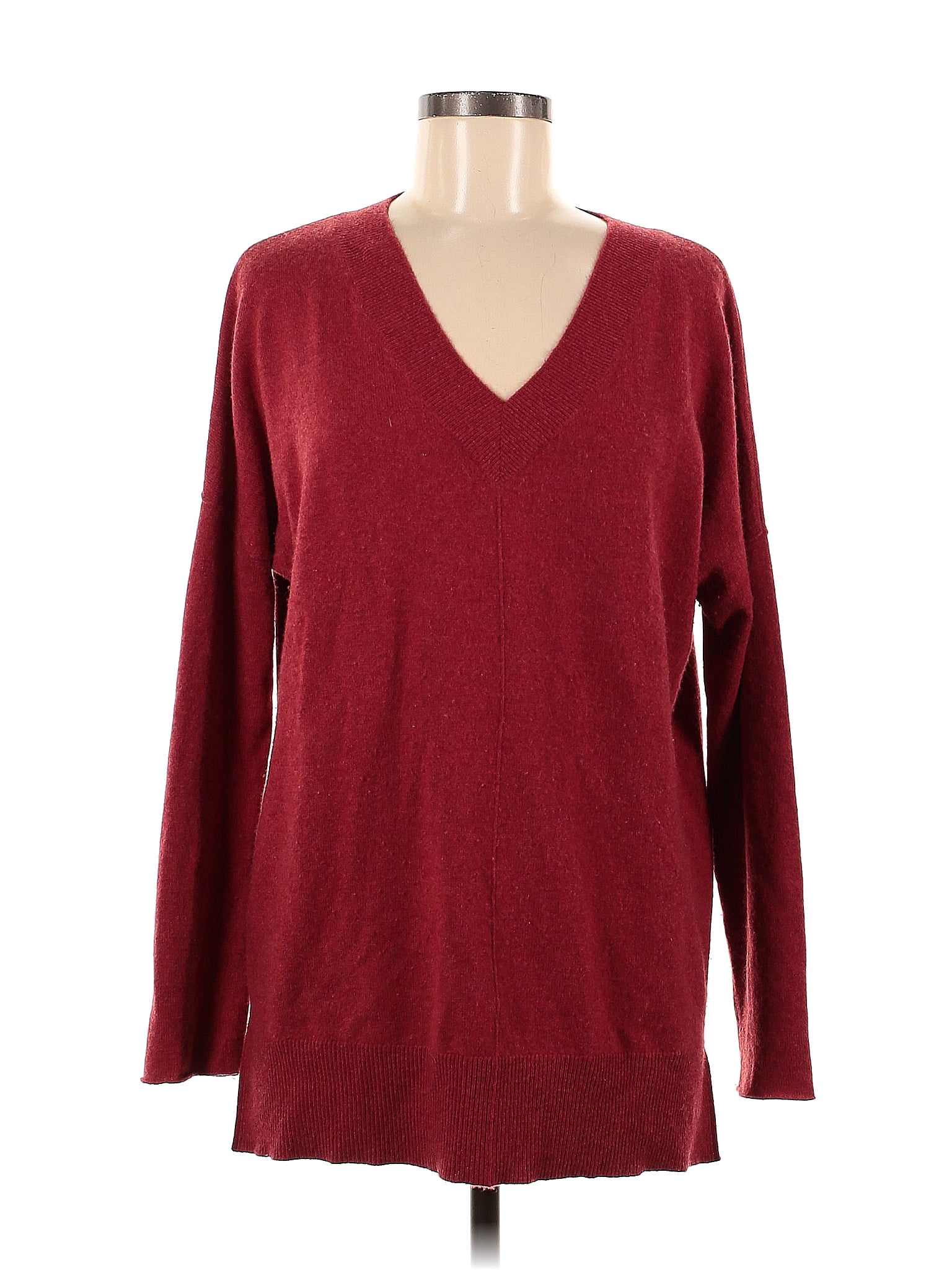 REPEAT Easy Knit 100% Cashmere Color Block Solid Maroon Burgundy ... REPEAT Easy Knit 100% Cashmere Color Block Solid Maroon Burgundy ...