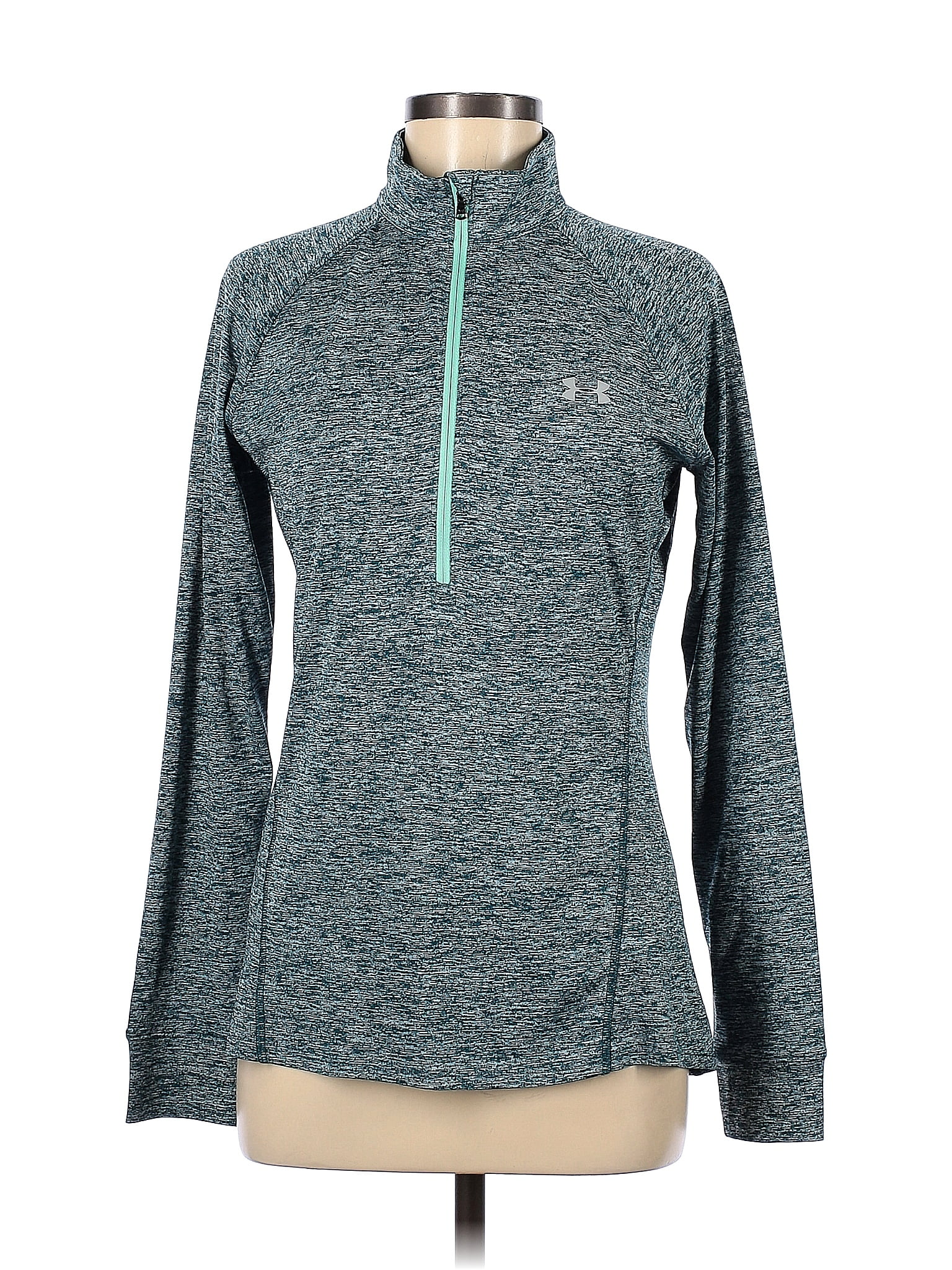 Under Armour Color Block Teal Track Jacket Size M - 52% off | thredUP