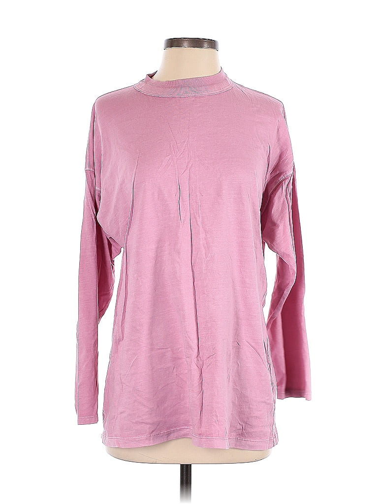 We the Free 100% Cotton Solid Pink Long Sleeve T-Shirt Size XS - 64% off | thredUP