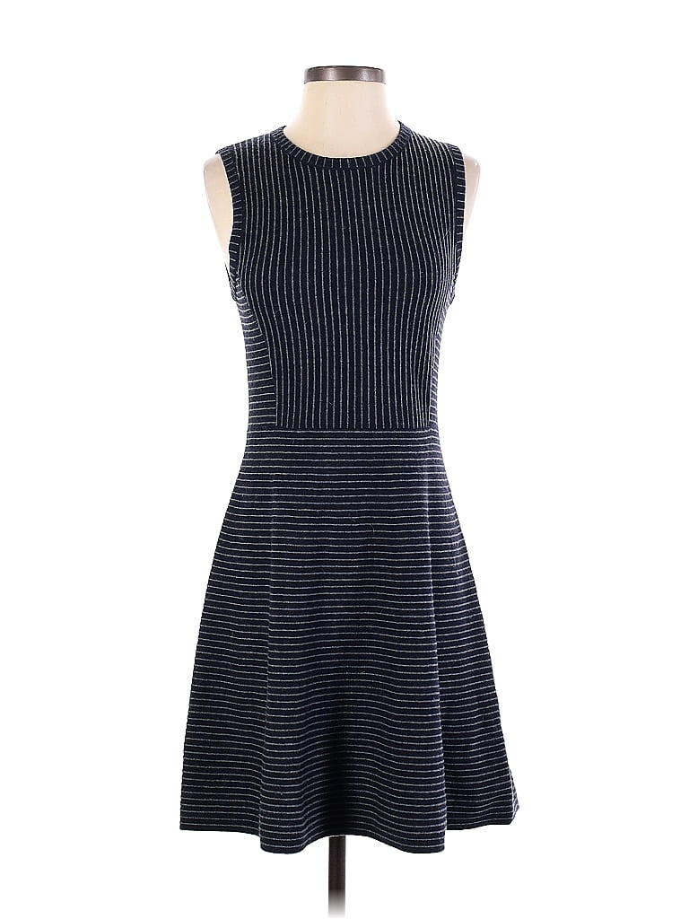 Theory Stripes Multi Color Blue Casual Dress Size S 83 Off Thredup