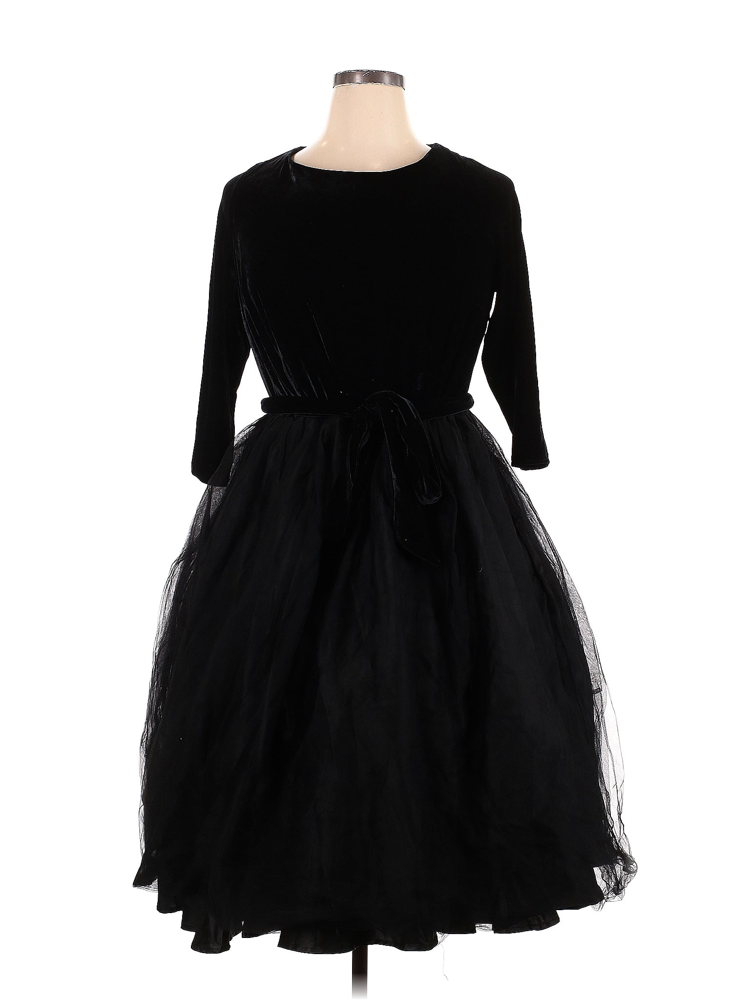 Collectif X Modcloth Solid Black Cocktail Dress Size 18 (UK) - 66% off ...