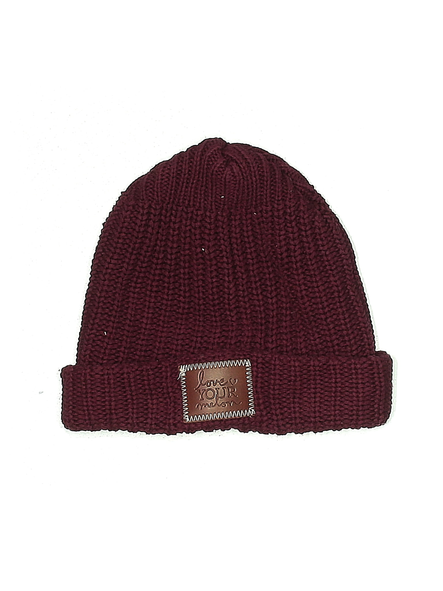 Love Your Melon Solid Maroon Burgundy Beanie One Size - 59% off | ThredUp