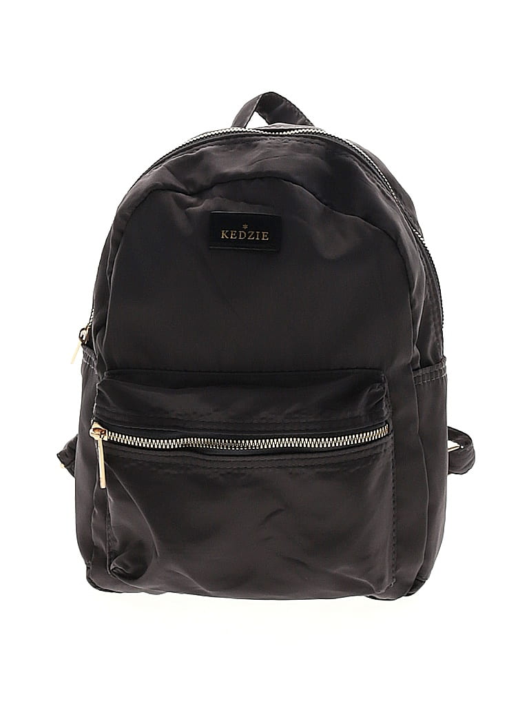 Kedzie 100% Polyester Solid Black Backpack One Size - 34% off | thredUP