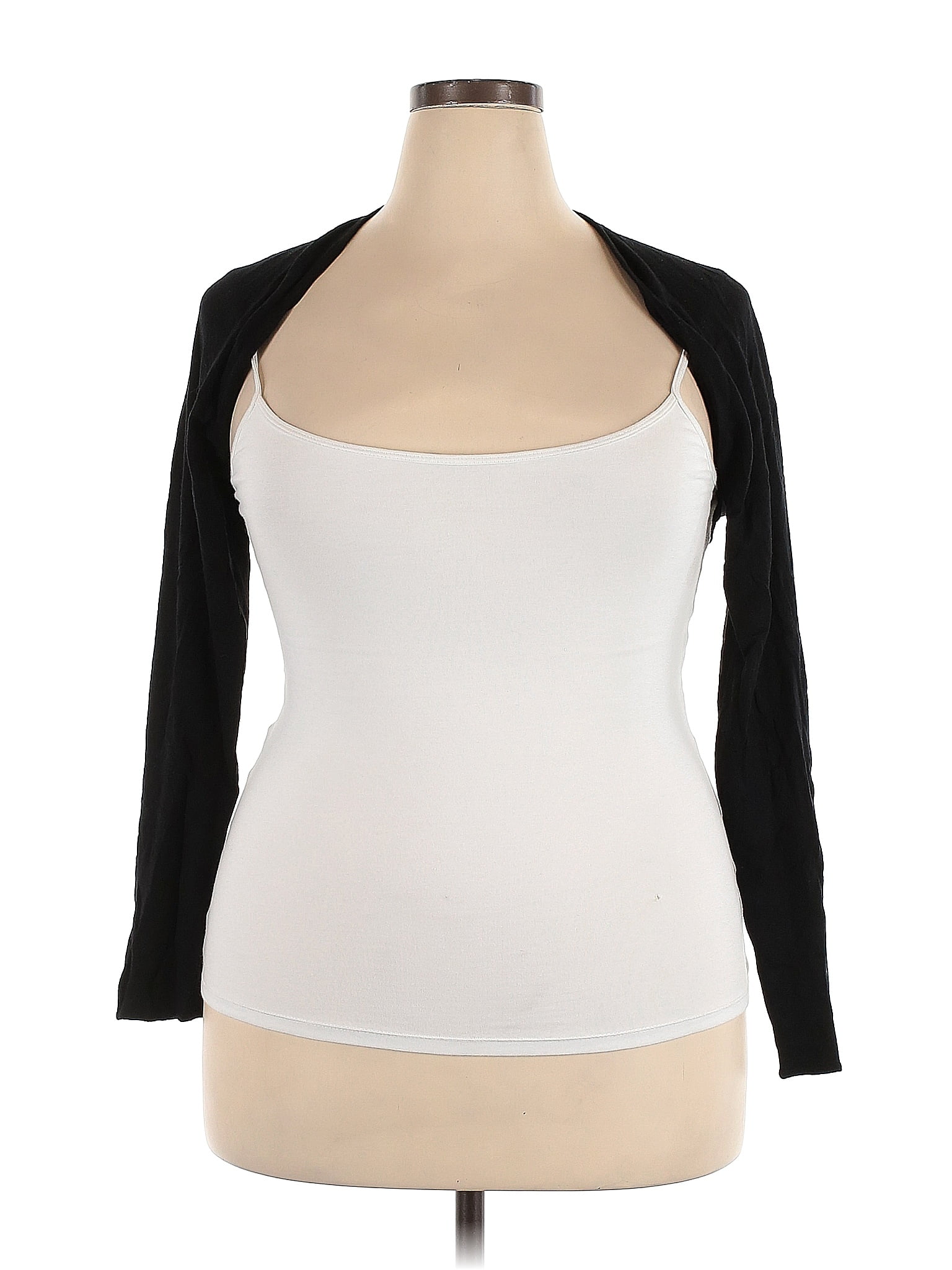 Lane Bryant Color Block White Shrug Size 18 - 20 Plus (Plus) - 68% off ...