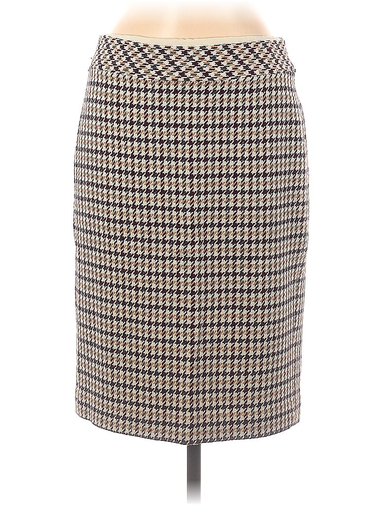Talbots Houndstooth Tweed Argyle Checkered-gingham Plaid Brown Formal ...