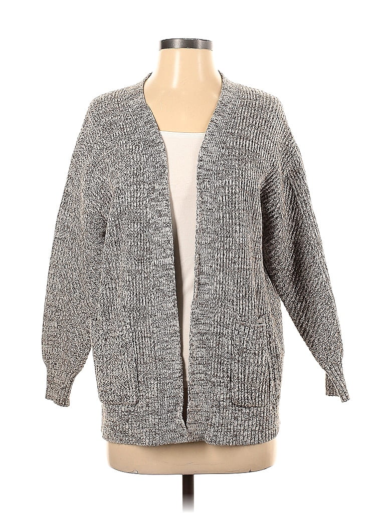 A New Day Color Block Marled Gray Cardigan Size S - 42% off | thredUP