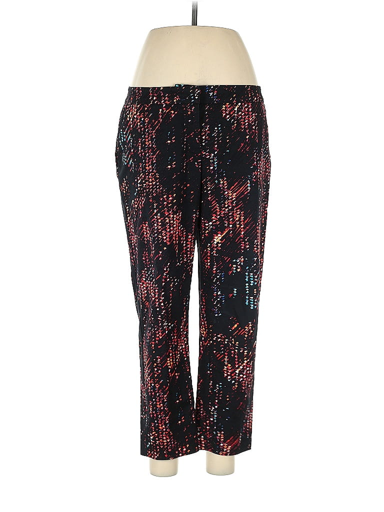 Halogen Black Red Casual Pants Size 8 (Petite) - 75% off | thredUP