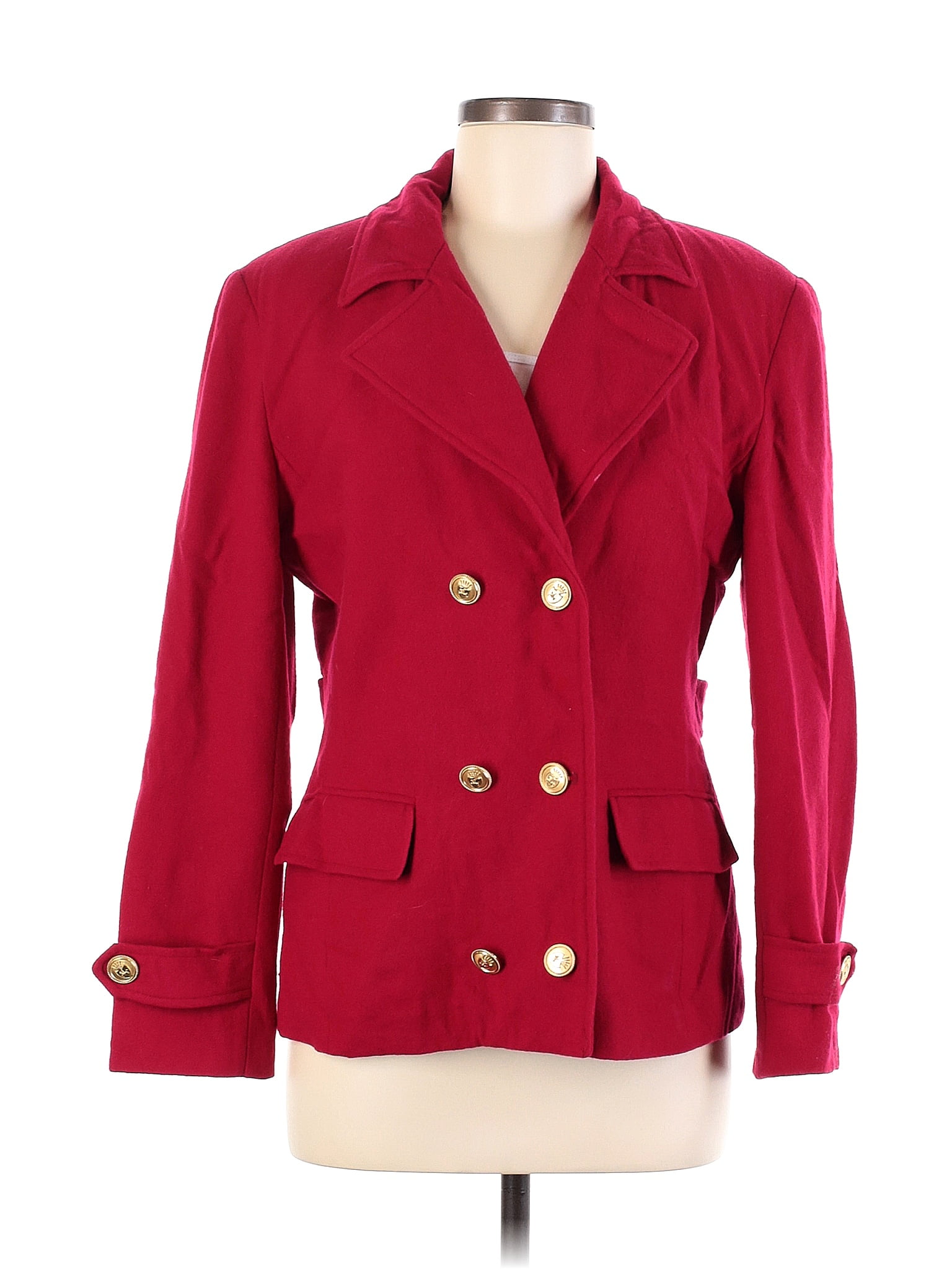 INTERNATIONAL SCENE Solid Red Jacket Size 8 - 46% off | thredUP