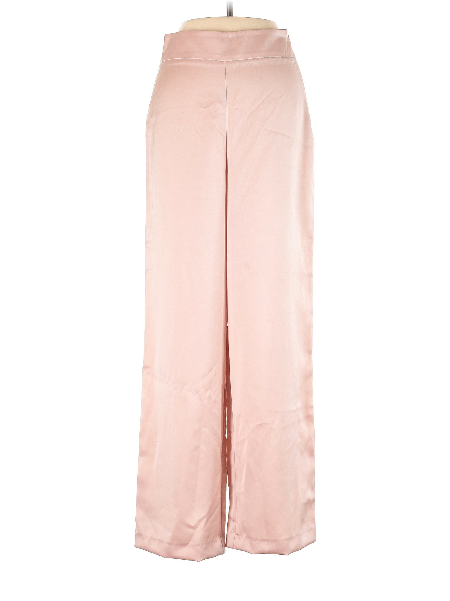 New Look 100% Polyester Solid Pink Dress Pants Size 2 - 50% off | ThredUp