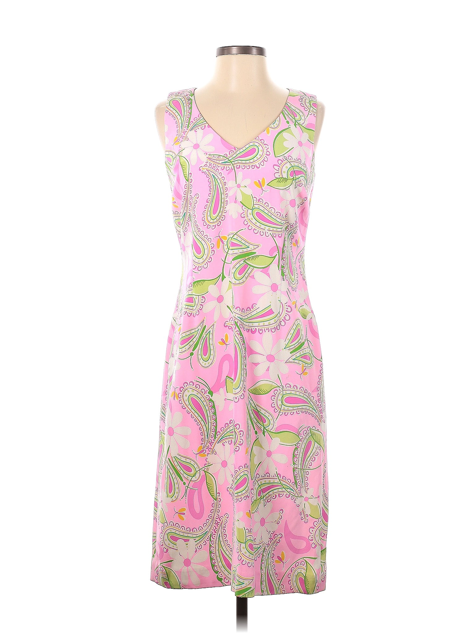Lilly Pulitzer Multi Color Pink Casual Dress Size 4 68 Off Thredup