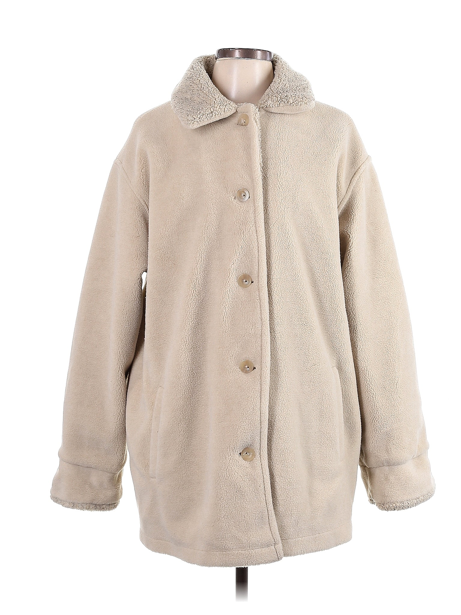 FS Limited Solid Tan Coat Size L - 67% off | thredUP