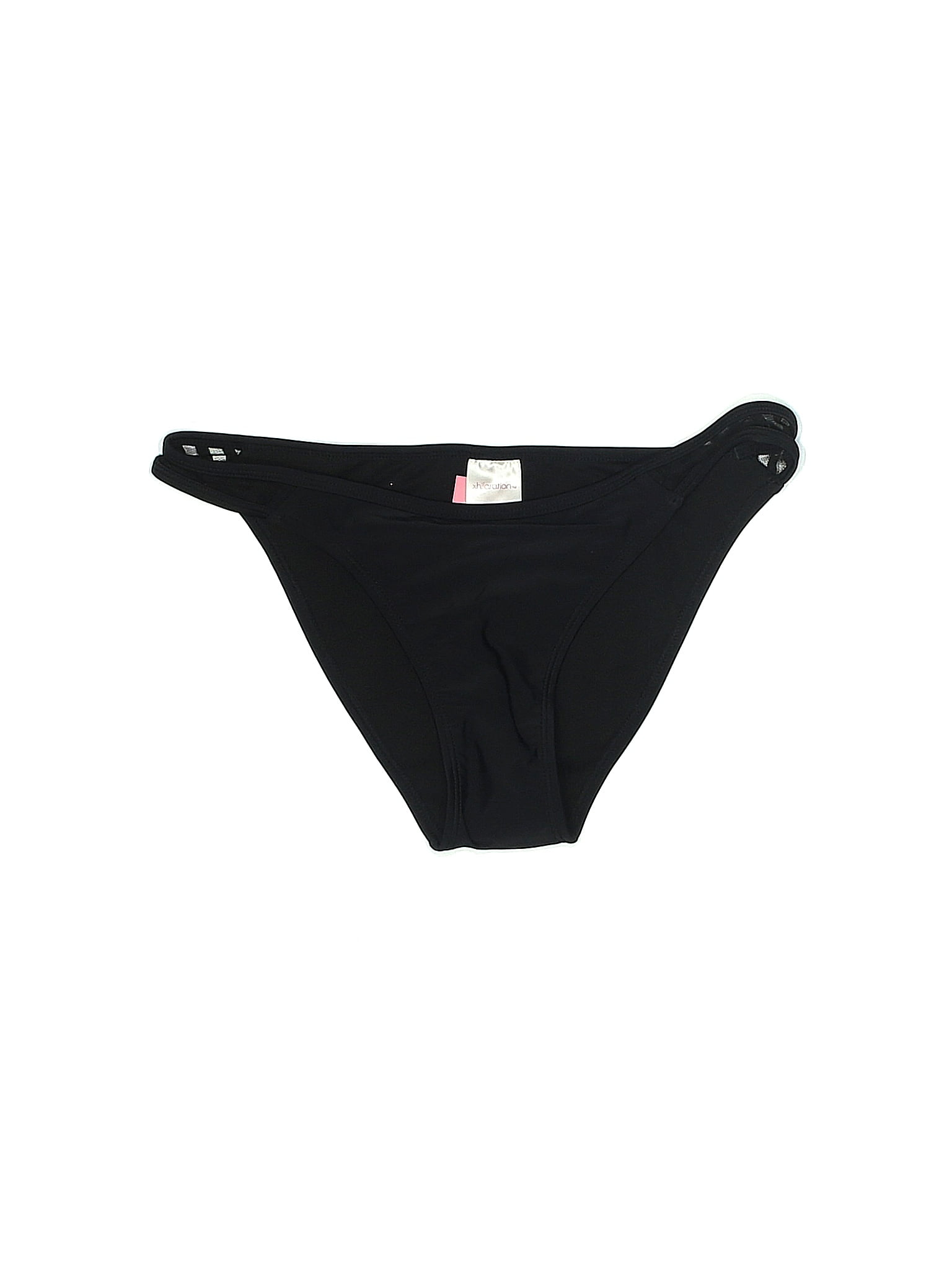 Xhilaration 100 Recycled Plastic Black Swimsuit Bottoms Size S 38