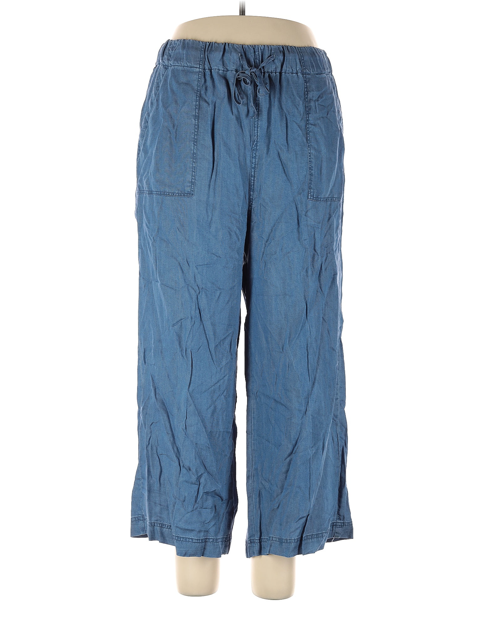 Thread & Supply 100% Lyocell Solid Blue Casual Pants Size XL - 76% off ...