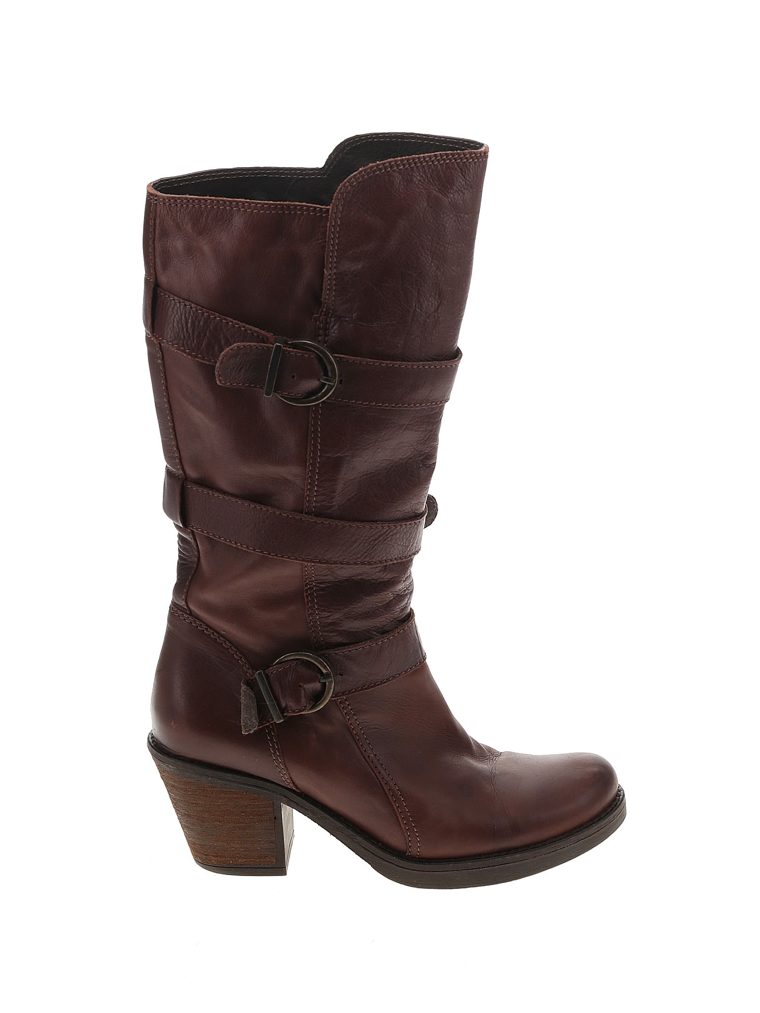 Eric Michael Solid Brown Boots Size 40 (EU) - 63% off | thredUP