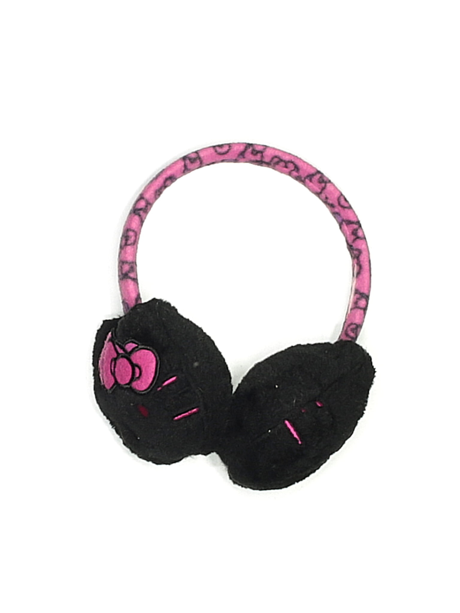 Hello Kitty Solid Black Pink Ear Muffs One Size (Kids) - 35% off | thredUP