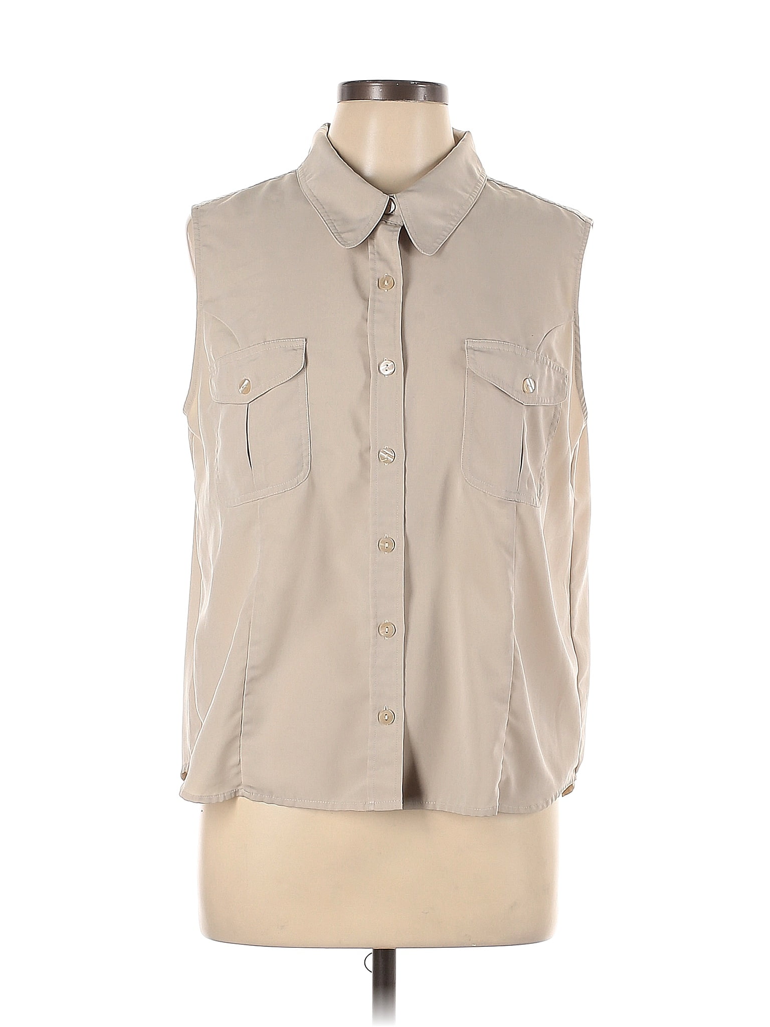 Bentley 100% Polyester Tan Vest Size L - 44% off | ThredUp