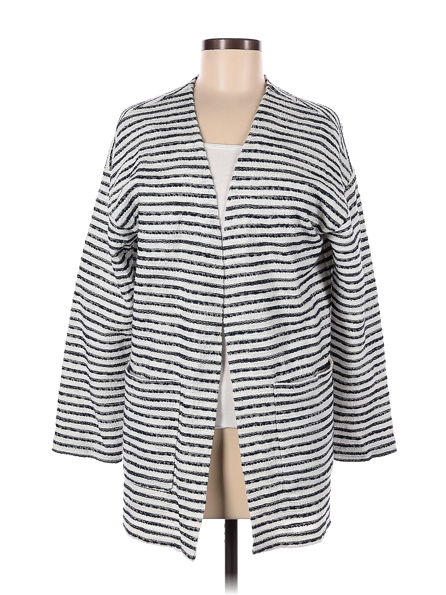 Sanctuary Color Block Stripes Multi Color Gray Cardigan Size M - 76% ...