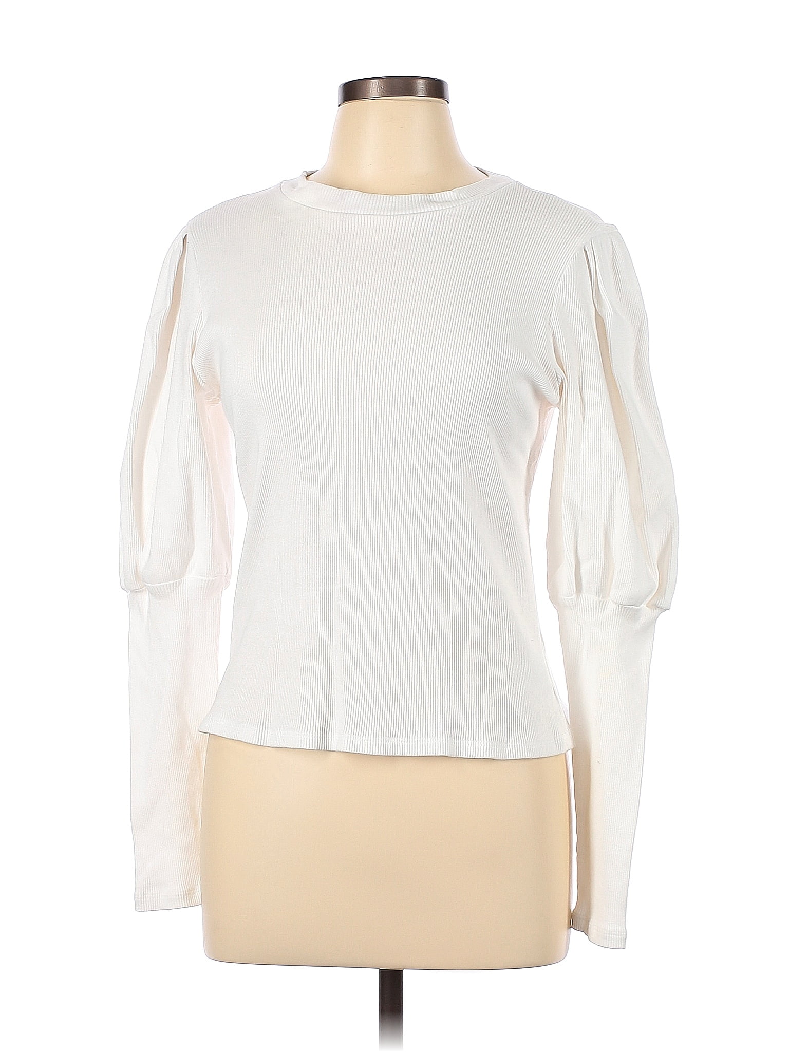 Veronica Beard Jeans 100% Cotton White Long Sleeve Top Size L - 82% off ...