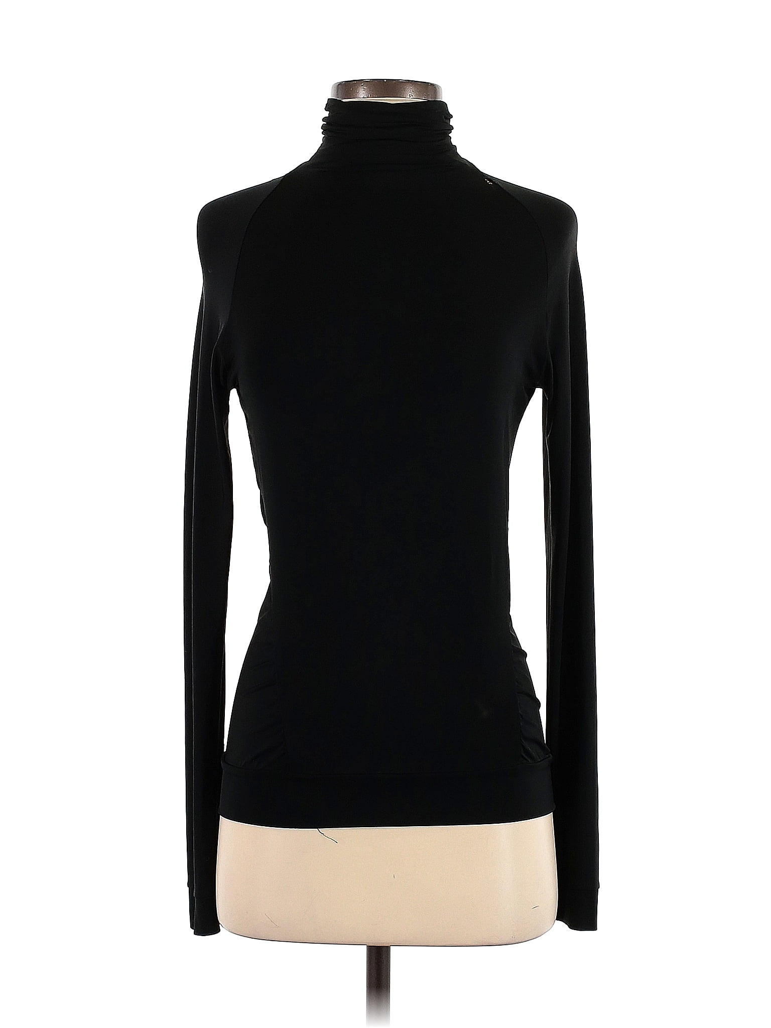 Lida Baday Solid Black Thermal Top Size XS - 76% off | thredUP