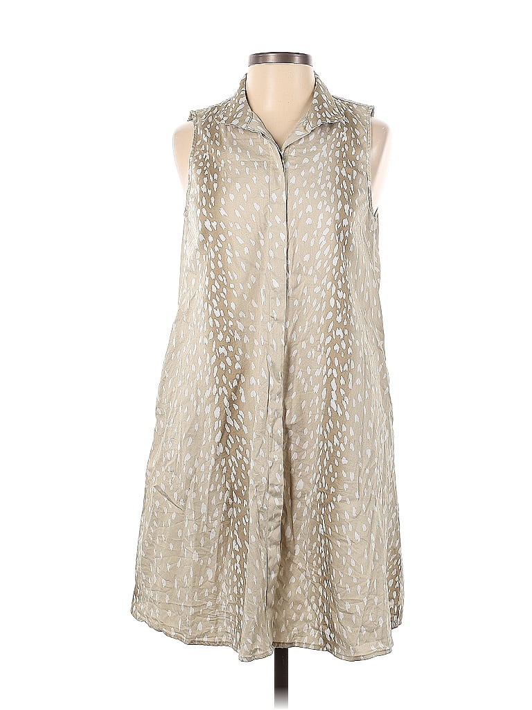 Tuckernuck Tan Silver Casual Dress Size S - 64% off | thredUP