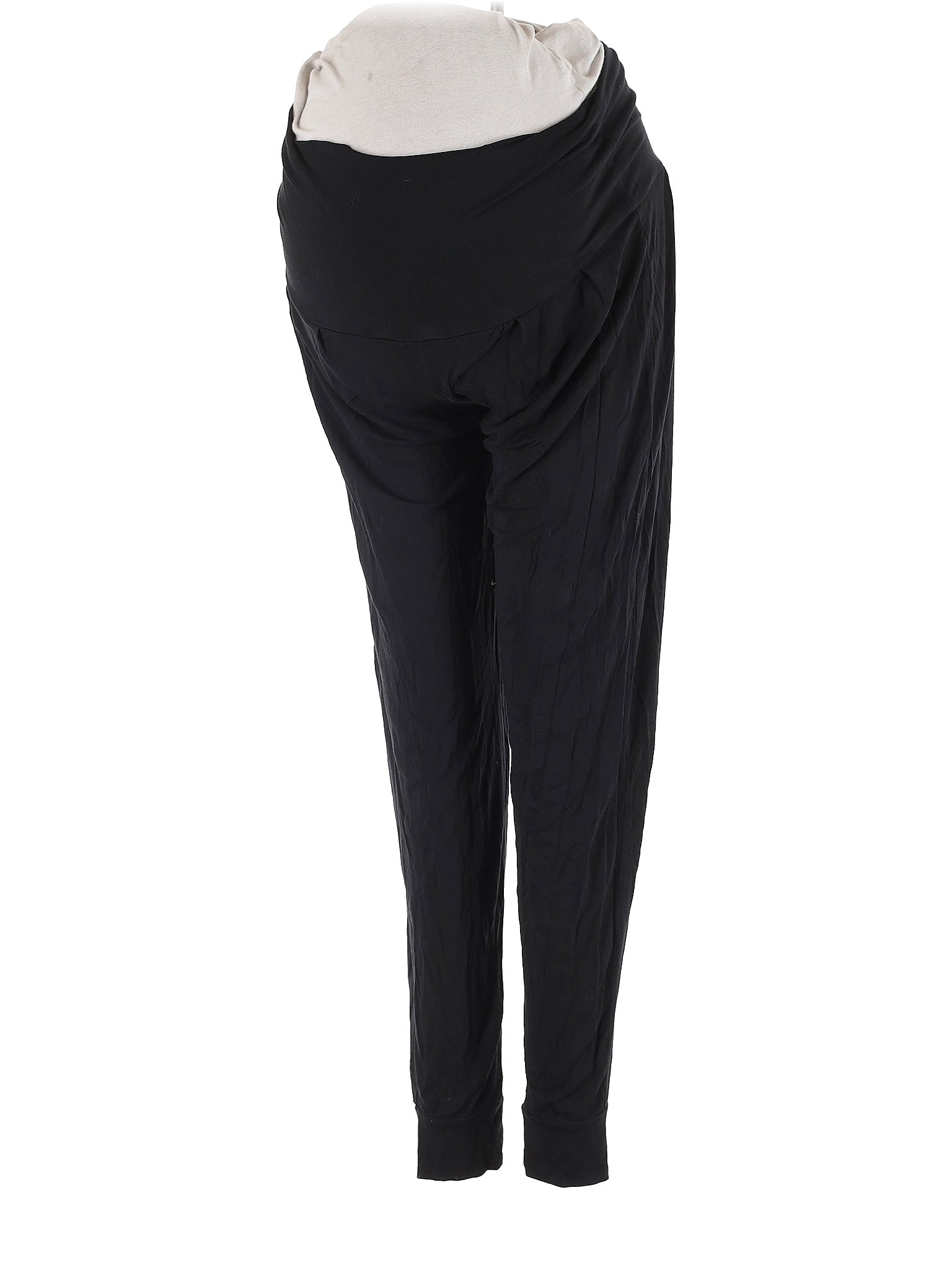 Angel Maternity Solid Black Casual Pants Size L (Maternity) - 60% off ...