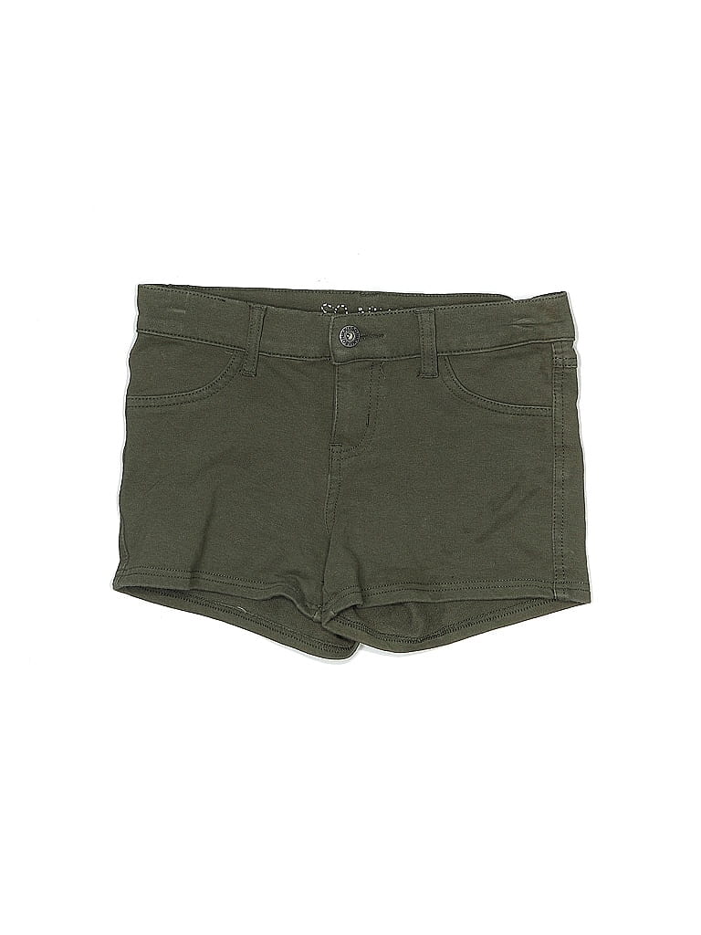 So Nikki... Solid Green Denim Shorts Size L (Youth) - 68% off | ThredUp