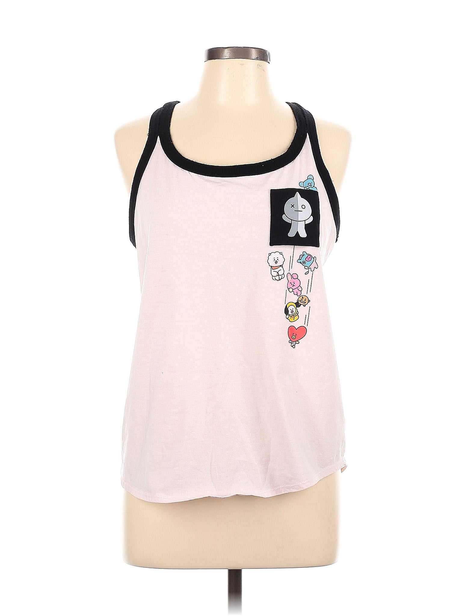BT21 Pink Tank Top Size L - 64% off | ThredUp