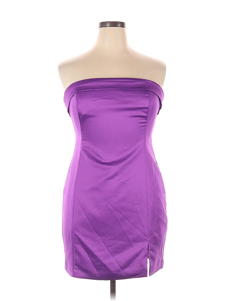 Runaway Solid Purple Cocktail Dress Size Xl 70 Off Thredup