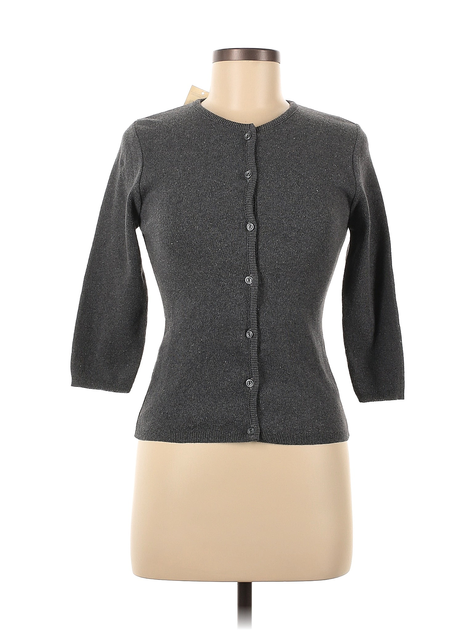 The Great American Sweater Company 100% Cotton Color Block Solid Gray ...