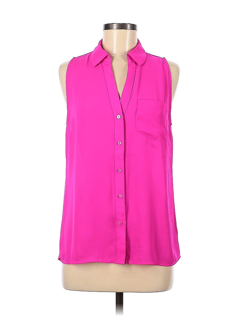 The Limited 100 Polyester Pink Sleeveless Blouse Size M 76 Off