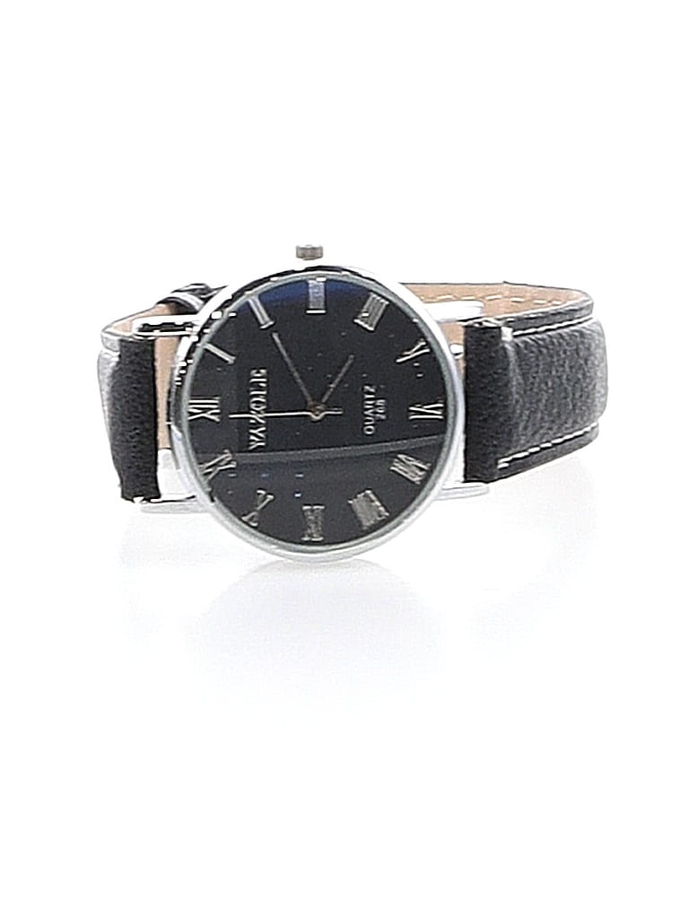 Assorted Brands Solid Black Watch One Size - 52% off | thredUP