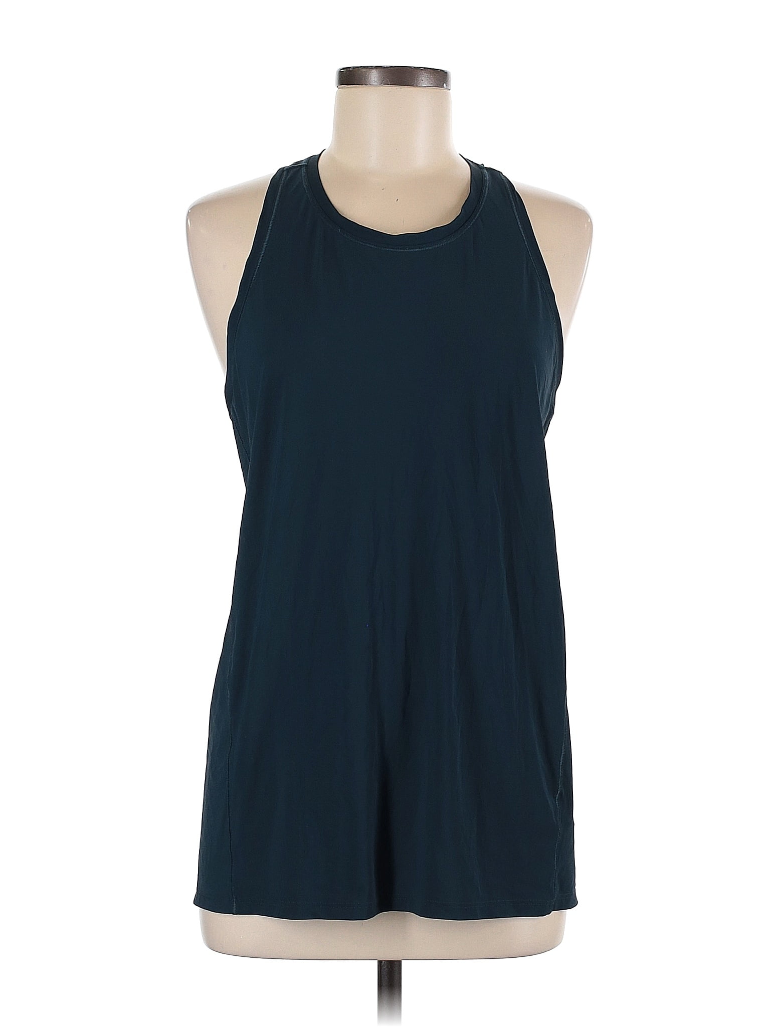 Athleta Color Block Solid Teal Blue Active Tank Size M (Tall) - 57% off ...