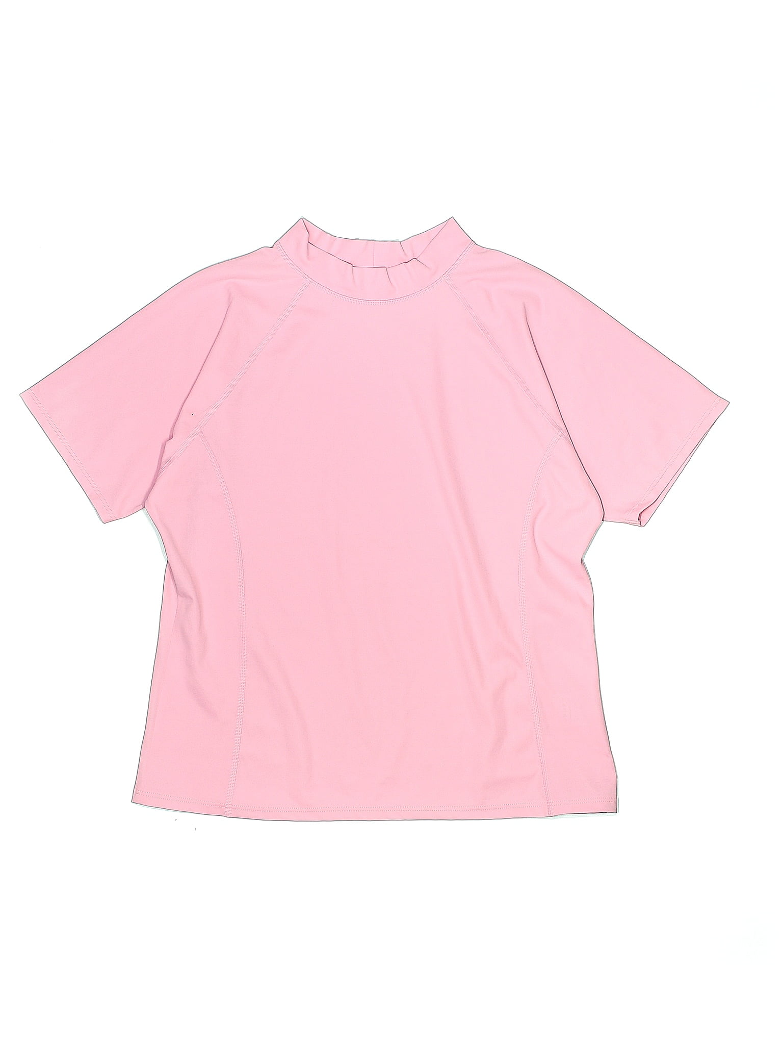Lands' End Solid Pink Rash Guard Size 16 - 40% off | thredUP