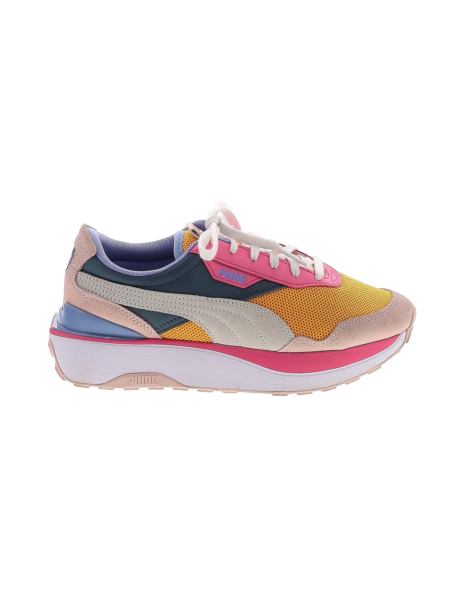 Puma Color Block Multi Color Pink Sneakers Size 8 - 52% off | thredUP