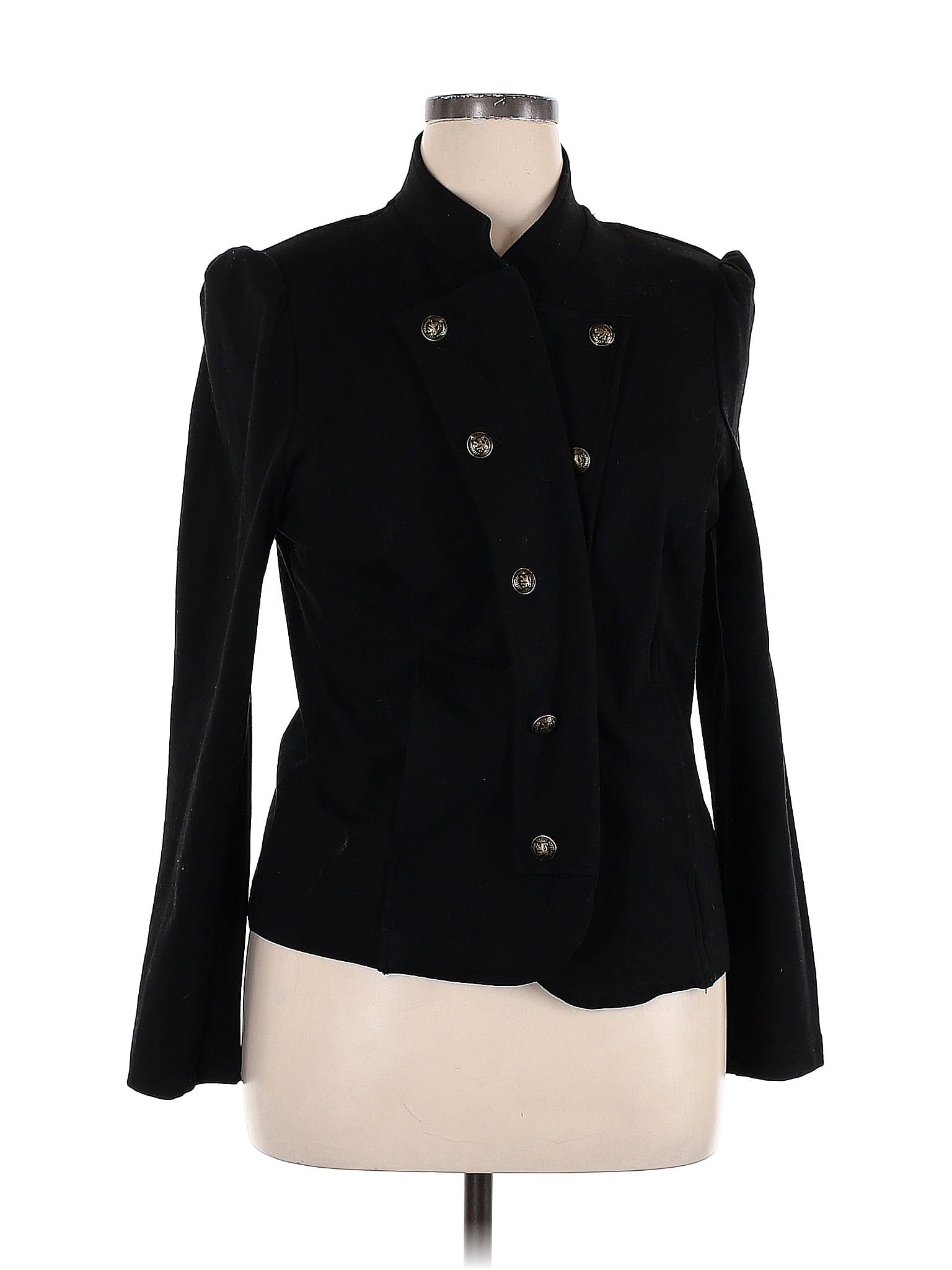 Tommy Hilfiger Solid Black Jacket Size XL - 75% off | thredUP