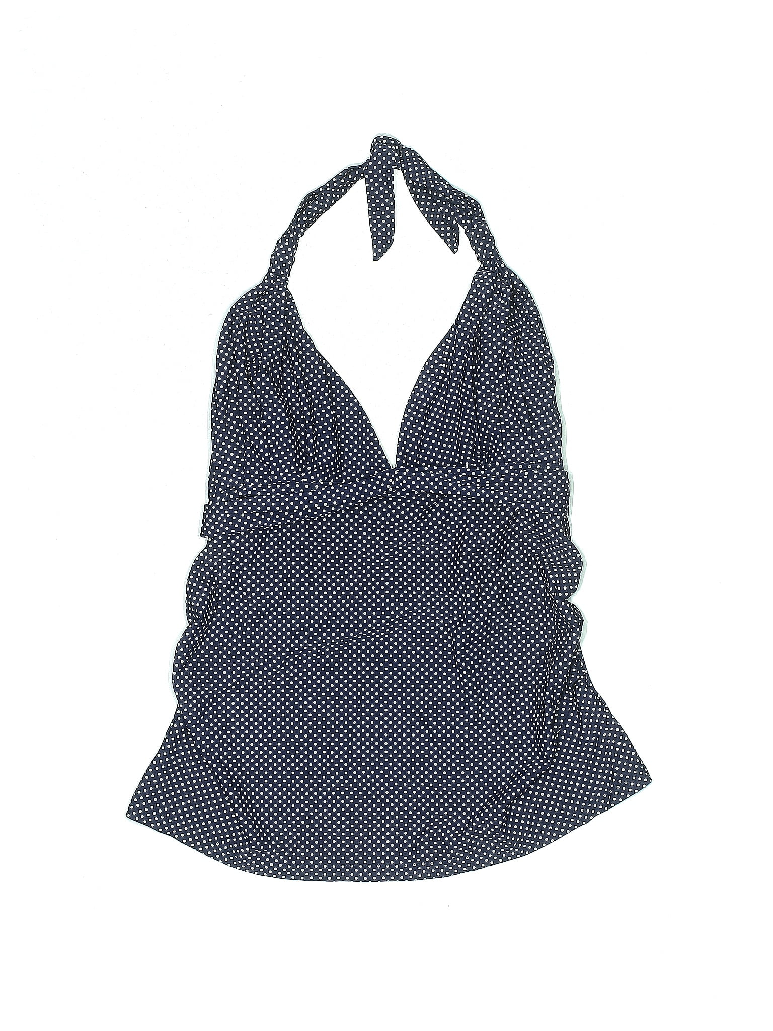 Seraphine Polka Dots Multi Color Blue One Piece Swimsuit Size L ...