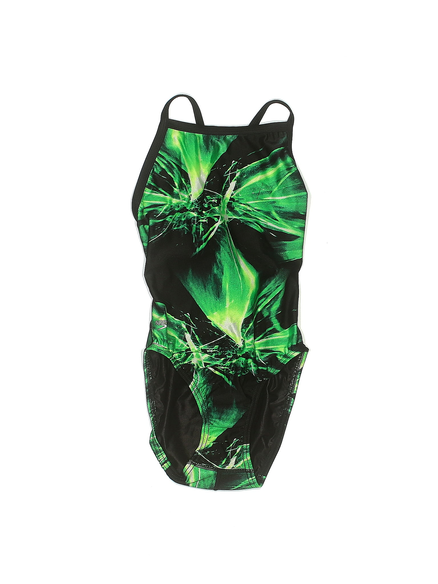 Speedo Tropical Green One Piece Swimsuit Size 2 - 31% off | thredUP
