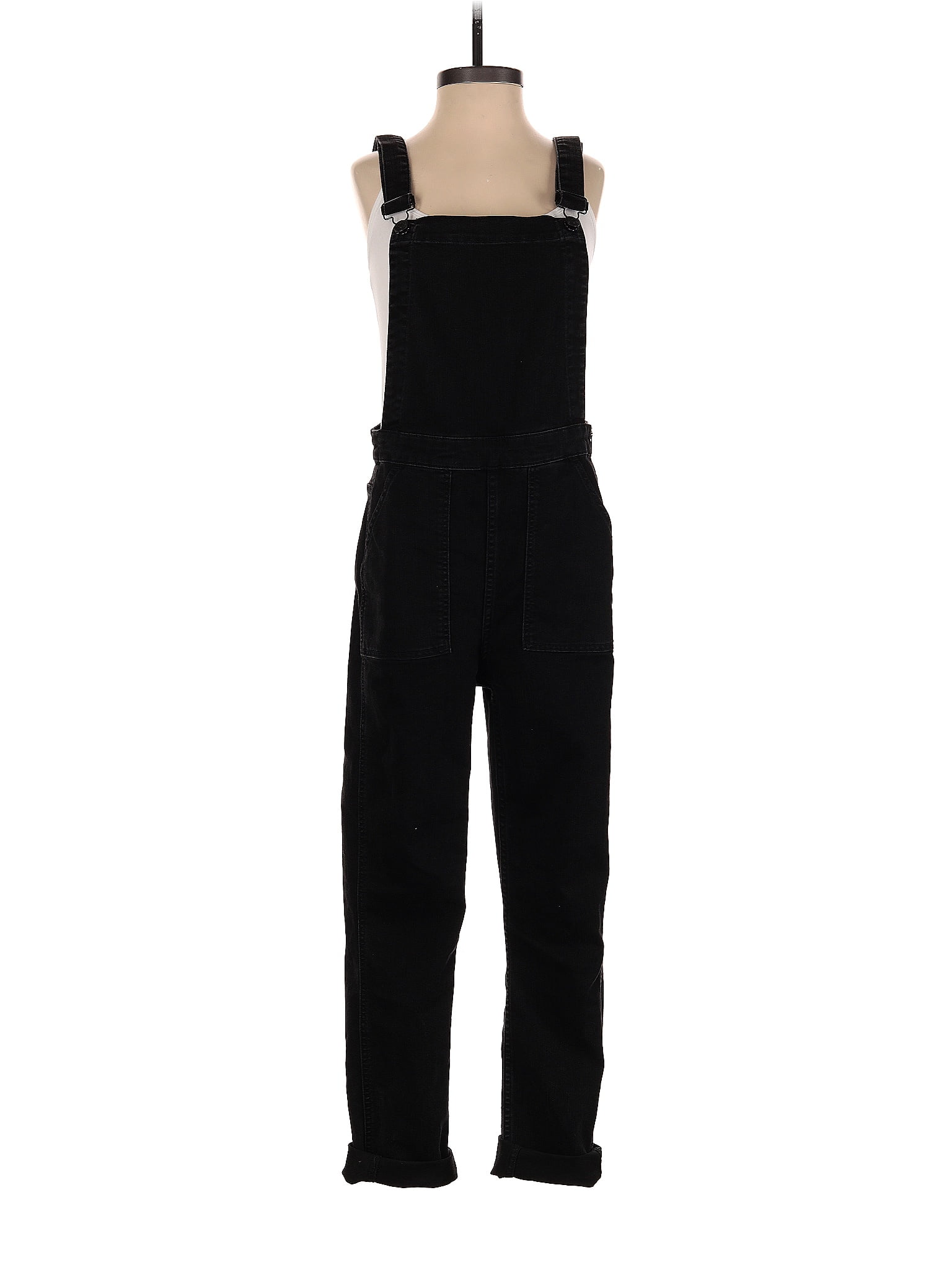 Madewell Solid Black Overalls Size S - 59% off | thredUP