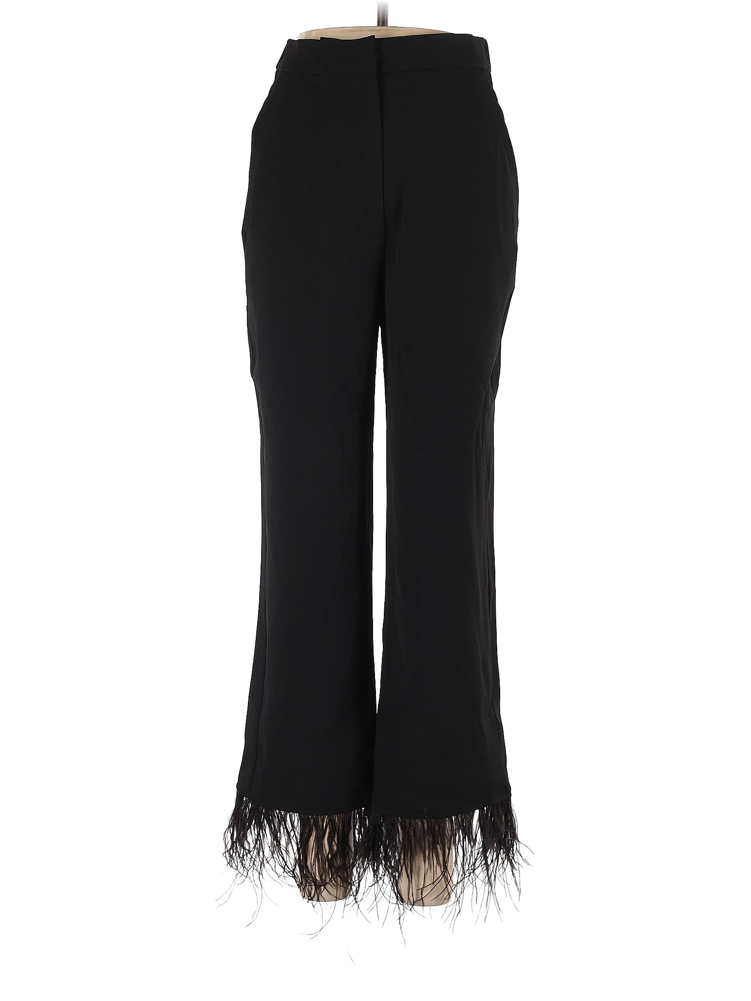 WAYF 100% Polyester Solid Black Dress Pants Size XS - 67% off | thredUP