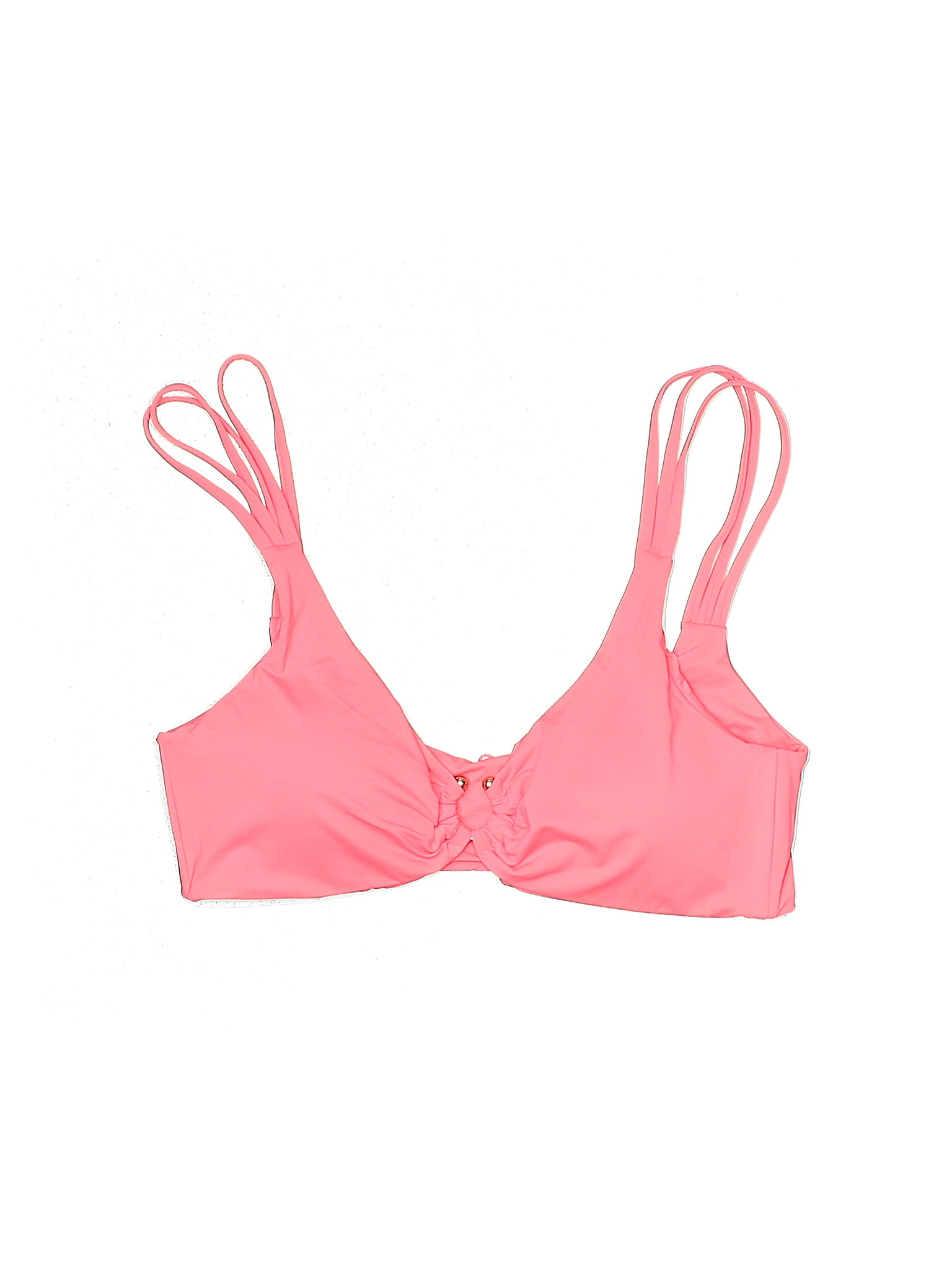 Bebe Solid Pink Swimsuit Top Size L - 65% off | thredUP