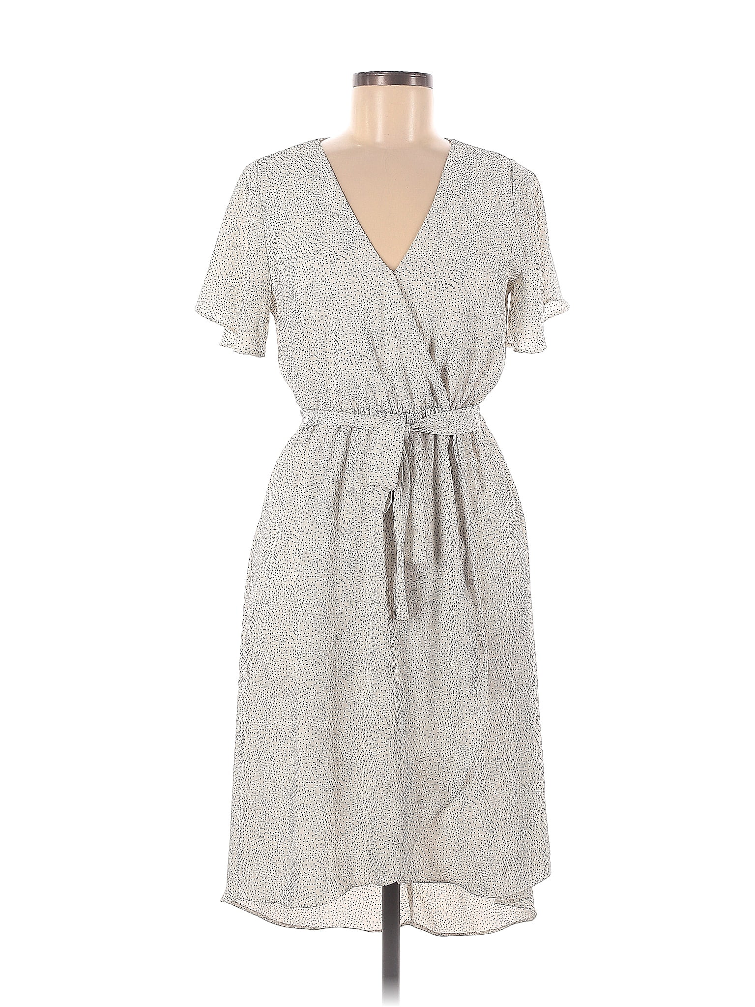 Sienna Sky 100 Polyester Multi Color Gray Casual Dress Size M 51