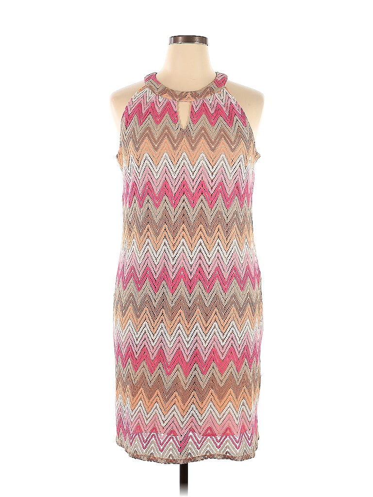 Tacera 100% Polyester Chevron-herringbone Chevron Multi Color Pink ...