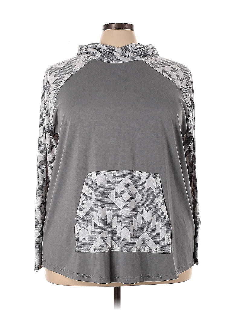 Lularoe Gray Pullover Hoodie Size 3X (Plus) - 41% off | ThredUp