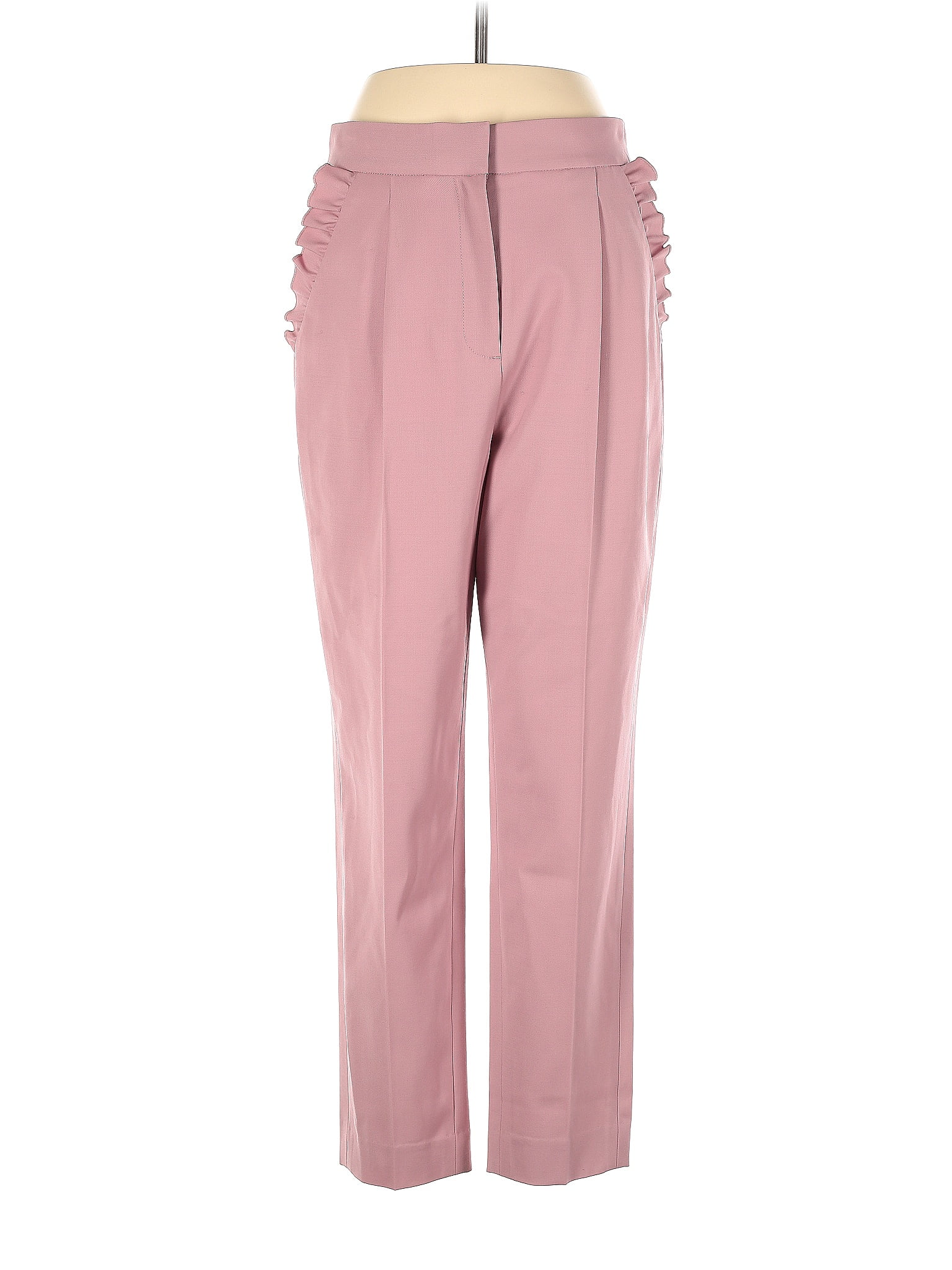 Rebecca Taylor Solid Blush Pink Wool Pants Size 6 - 81% off | thredUP