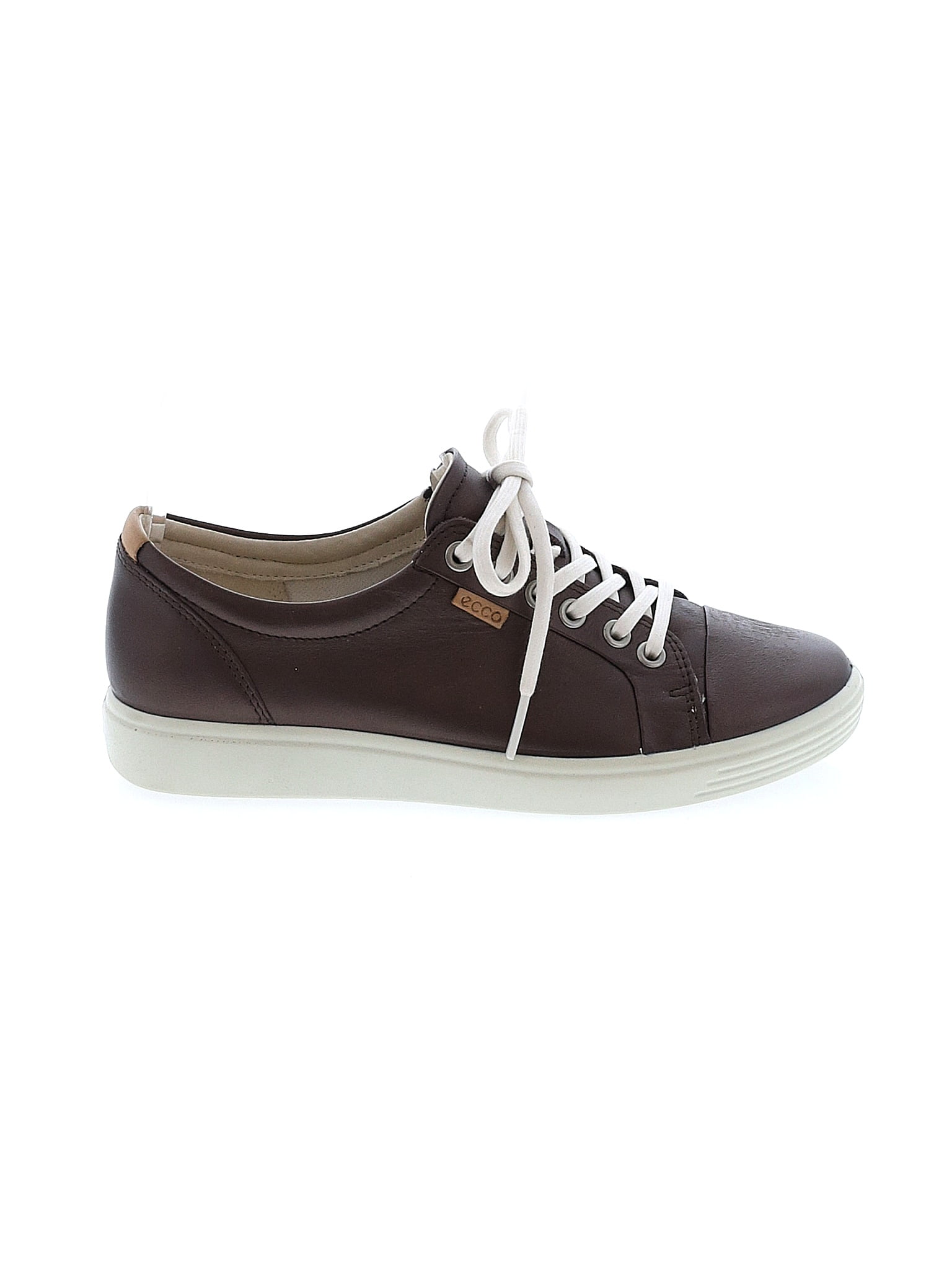 Ecco 100% Leather Color Block Brown Sneakers Size 6 - 69% off | thredUP