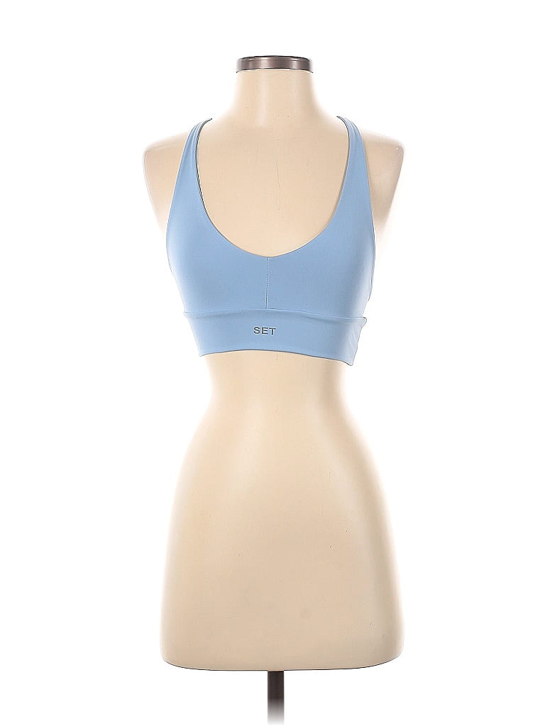 Set Active Blue Sports Bra Size S - 62% off | ThredUp