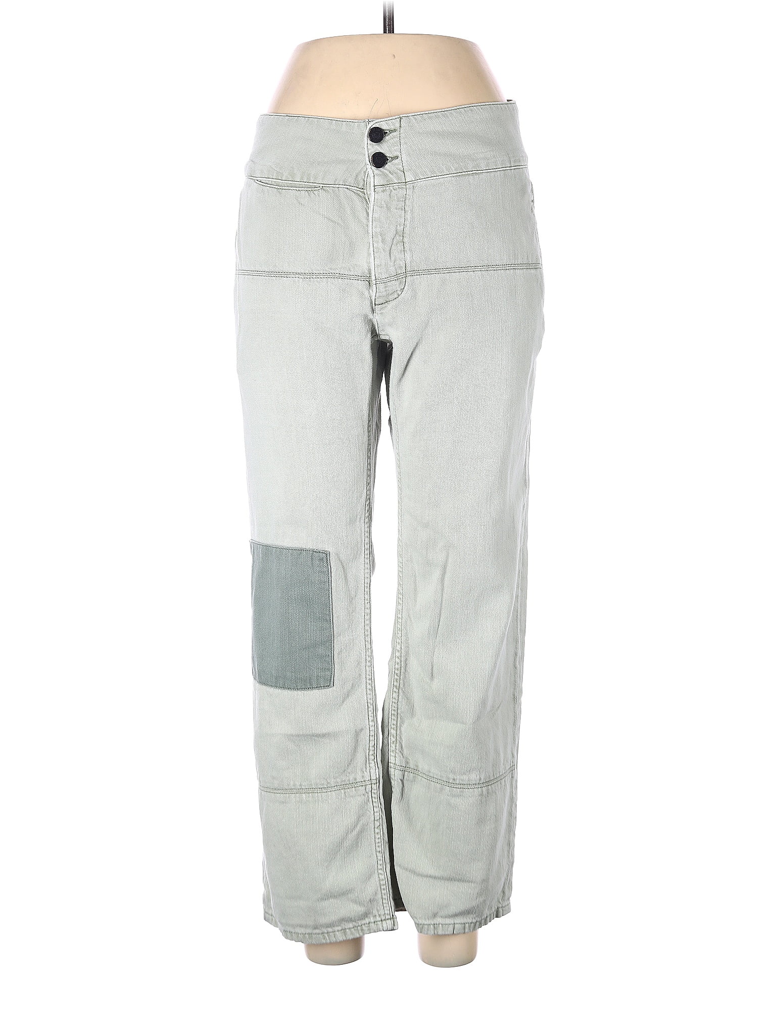 Assorted Brands Solid Gray Casual Pants 28 Waist - 49% off | thredUP