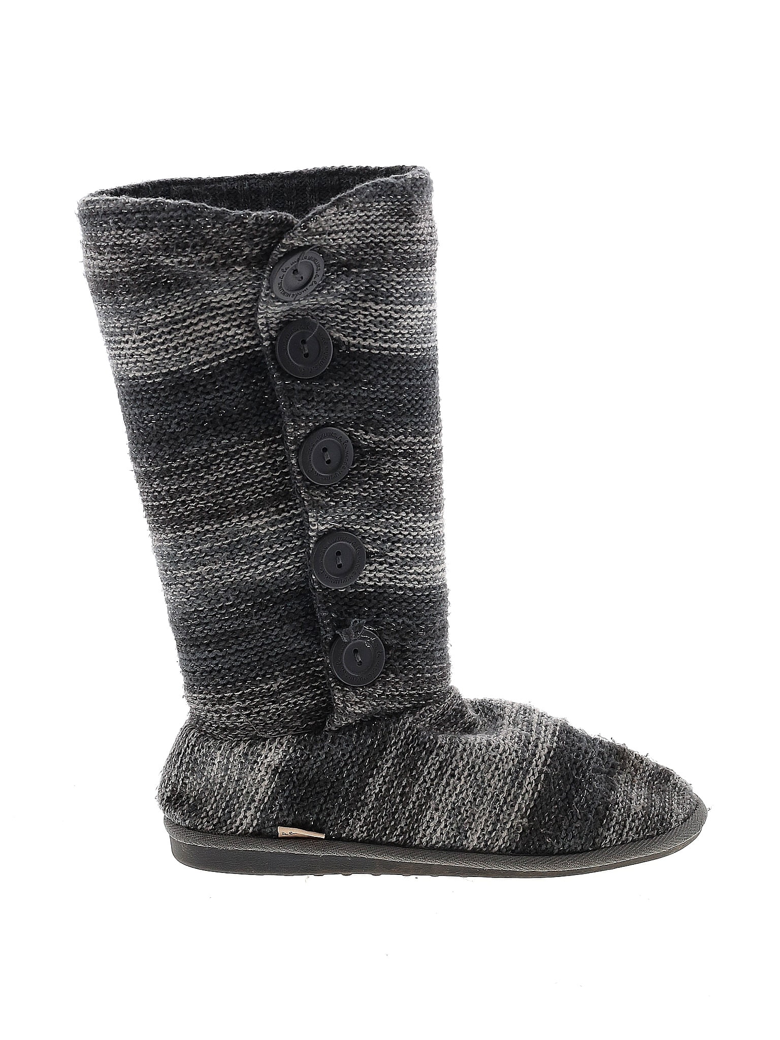 Muk Luks Marled Multi Color Gray Boots Size 11 - 51% off | thredUP
